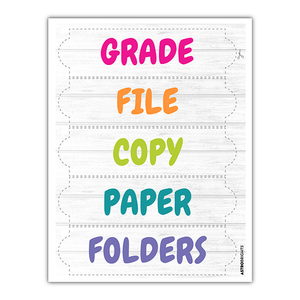 Shiplap Classroom Labels| Classroom Templates | ASTROBRIGHTS