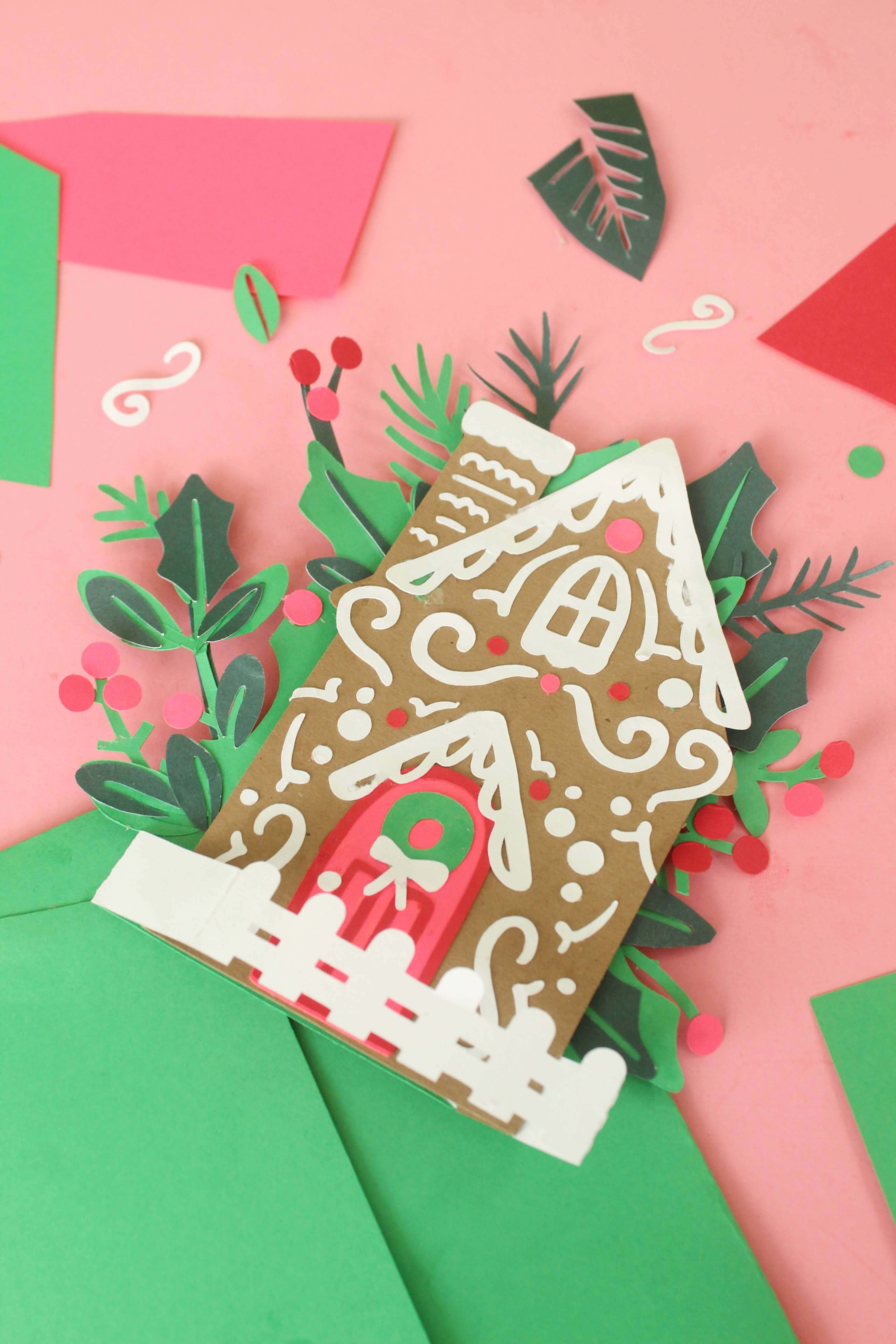 Gingerbread Pop-Up Card |Colorize Your Life | ASTROBRIGHTS