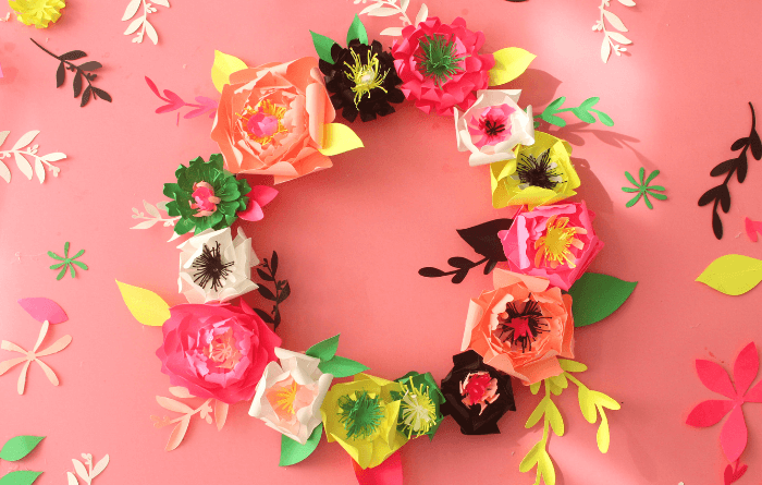 DIY Spring Wreath | Colorize Your Life | ASTROBRIGHTS