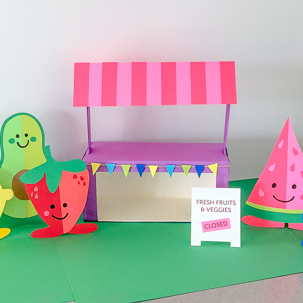 Farmers Market Playset Market Stand | Colorize Your Life | ASTROBRIGHTS