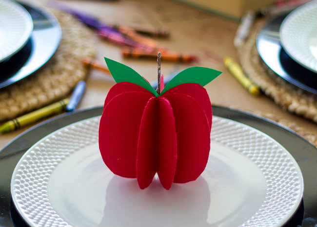 'A' Is For Apple Tablescape | Colorize Your Life | ASTROBRIGHTS