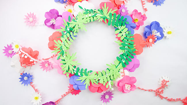 DIY Paper Flower Mobile | Colorize Your Life | ASTROBRIGHTS