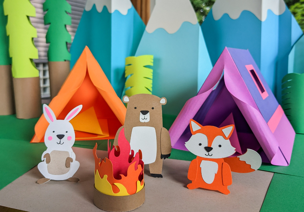 DIY Campfire Playset Summer Craft | Colorize Your Life | ASTROBRIGHTS