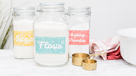 How To Organize Your Kitchen With Beautiful Labels | Colorize Your Life ...