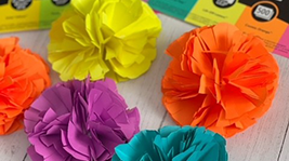 Marigold Paper Flowers | Colorize Your Life| ASTROBRIGHTS