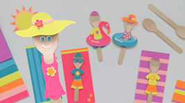 Silly Swimmers Wooden Spoon Summer Craft for Kids | Colorize Your Life ...