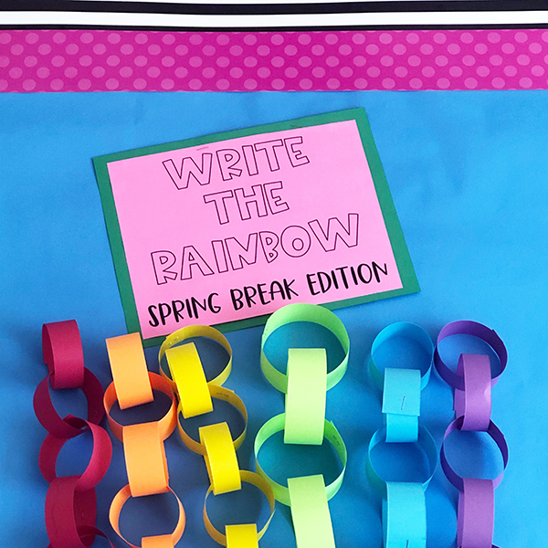 Write the Rainbow: Spring Break! | Inspiration | ASTROBRIGHTS