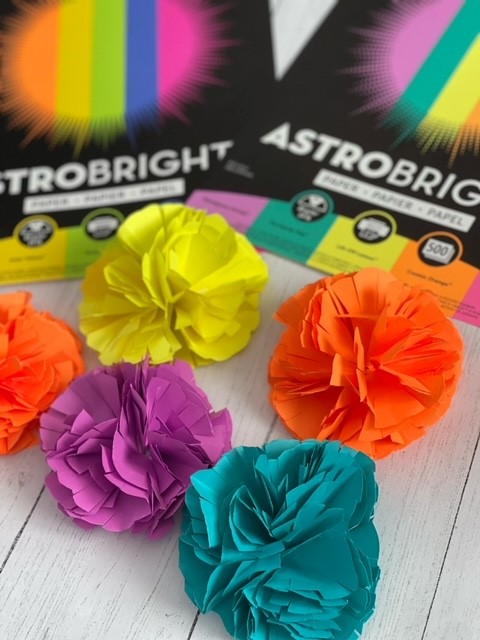Marigold Paper Flowers | Colorize Your Life| ASTROBRIGHTS