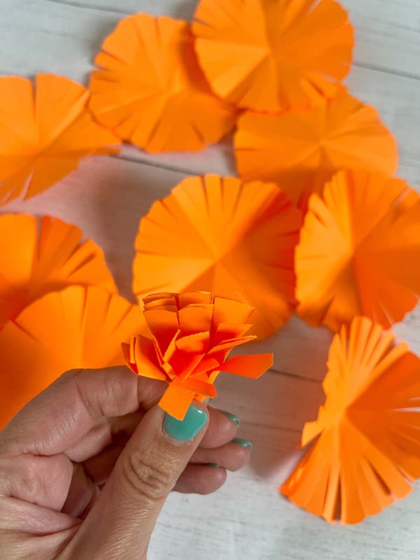 Marigold Paper Flowers | Colorize Your Life| ASTROBRIGHTS