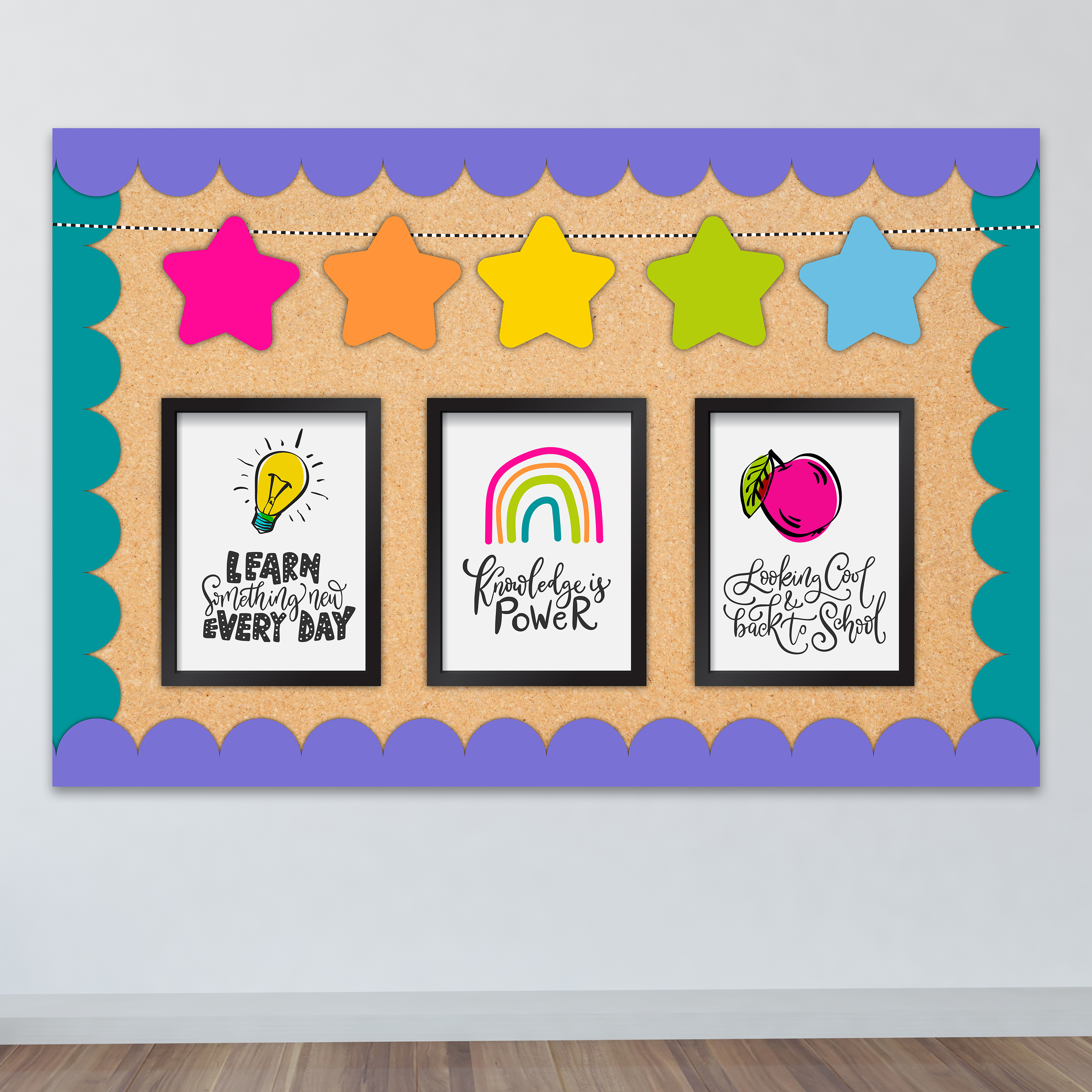 Brightest Classroom Bulletin Borders Decor| Classroom Templates ...