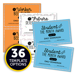 Education Certificate Templates | Resources | ASTROBRIGHTS