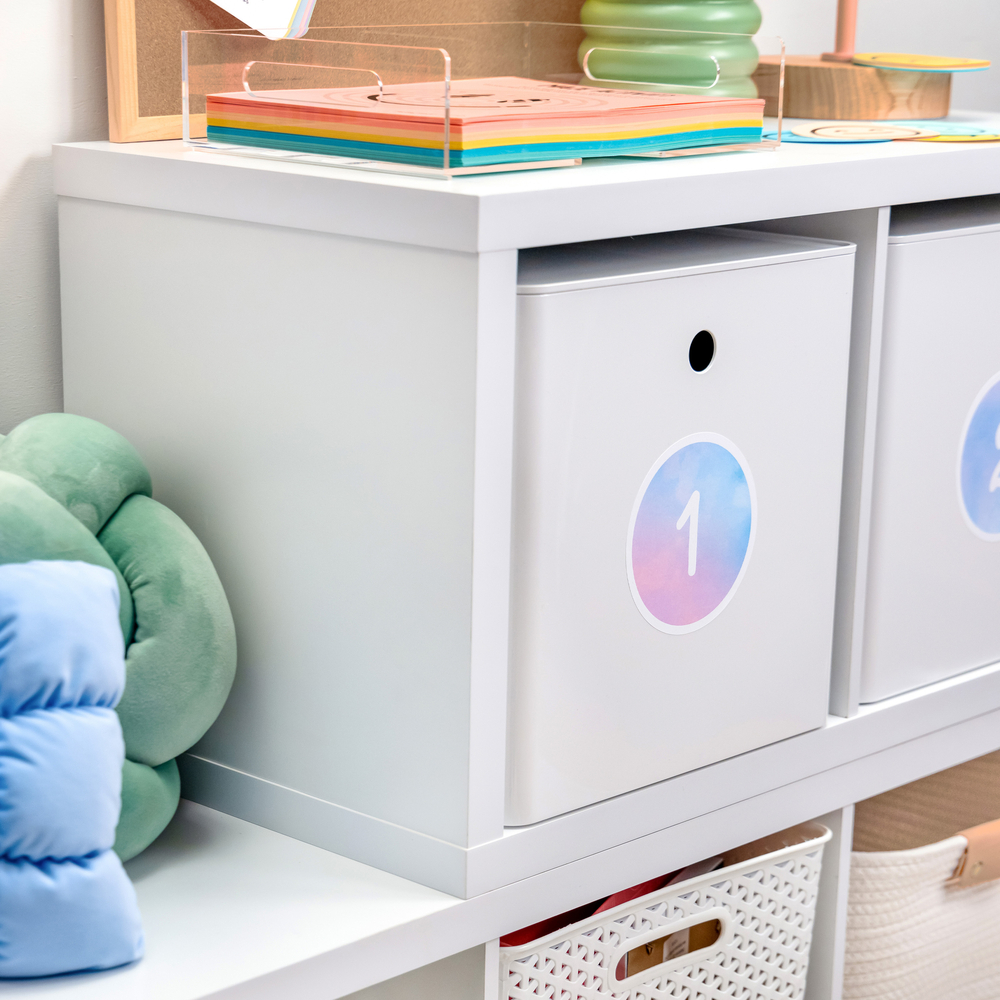 Pastel Circle Labels | Classroom Templates | ASTROBRIGHTS