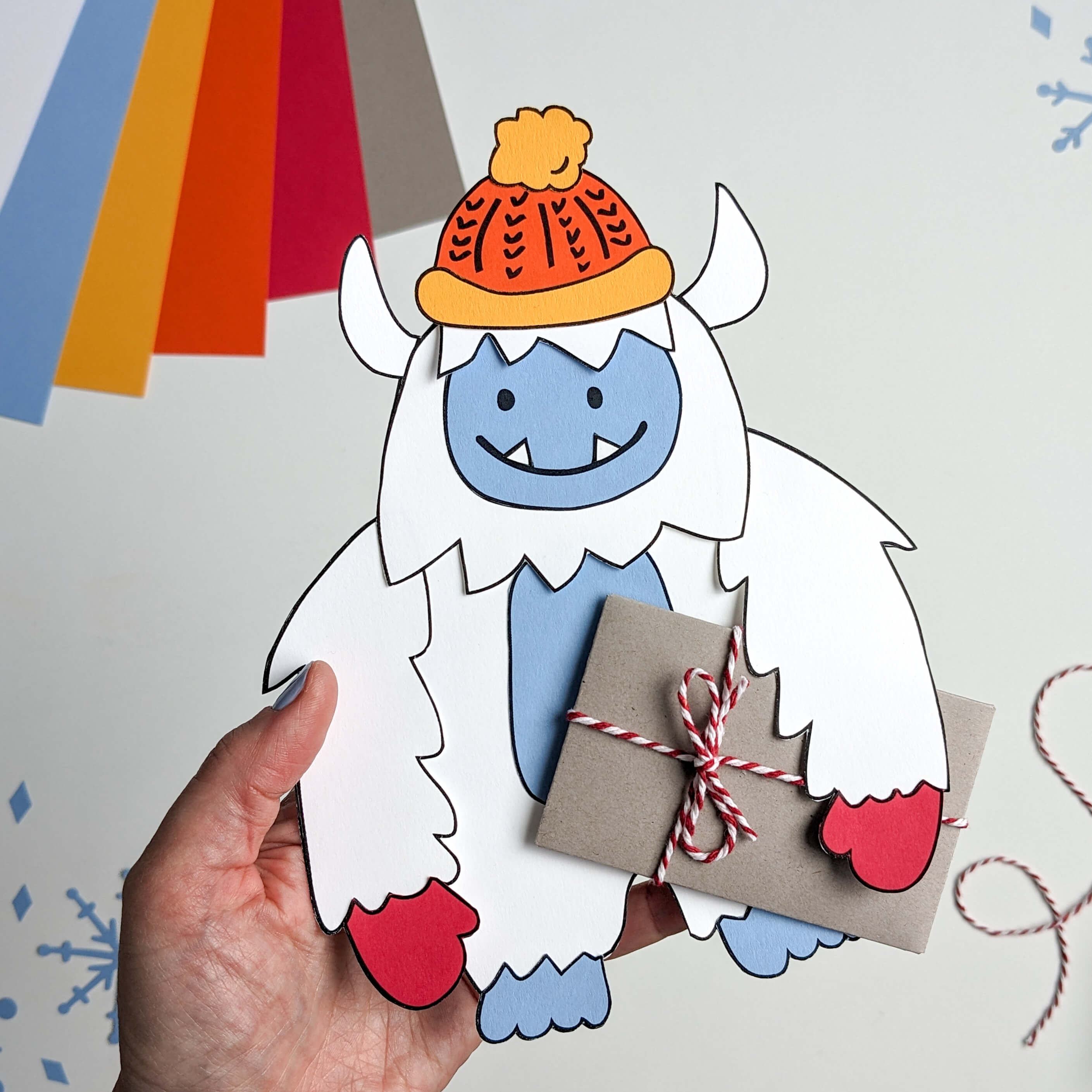 Yeti Gift Card Holder| Colorize Your Life | ASTROBRIGHTS